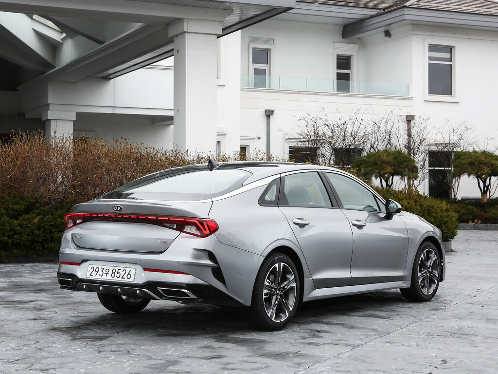 Kia K5 2019, 2020, 2021, 2022, 2023, седан, 3 поколение, DL3 технические характеристики и ...