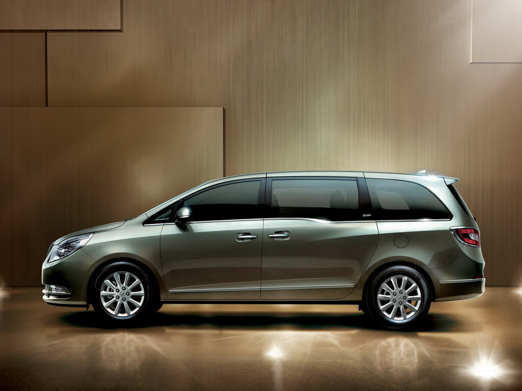 Buick GL8 2010, 2011, 2012, 2013, 2014, минивэн, 2 поколение технические характеристики и ...