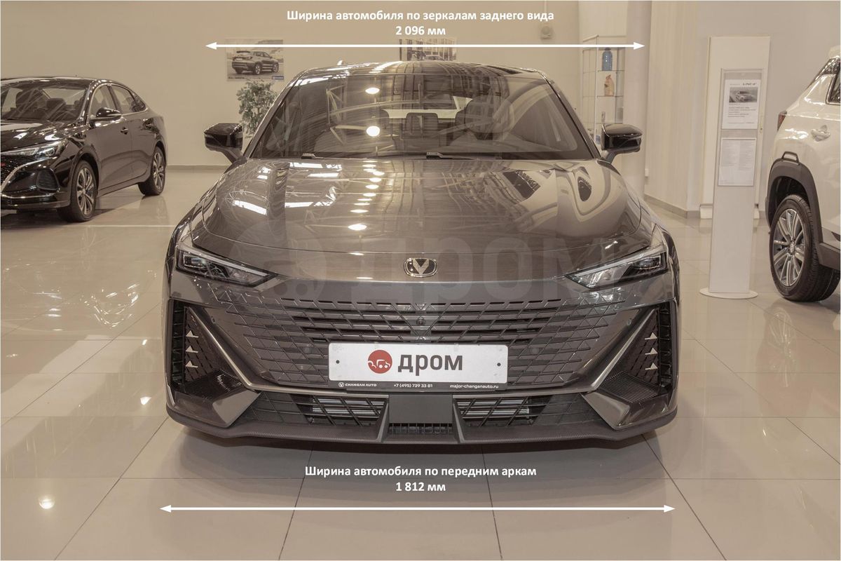 Changan UNI-V 2021, 2022, 2023, 2024, 2025, лифтбек, 1 поколение технические характеристики и ...