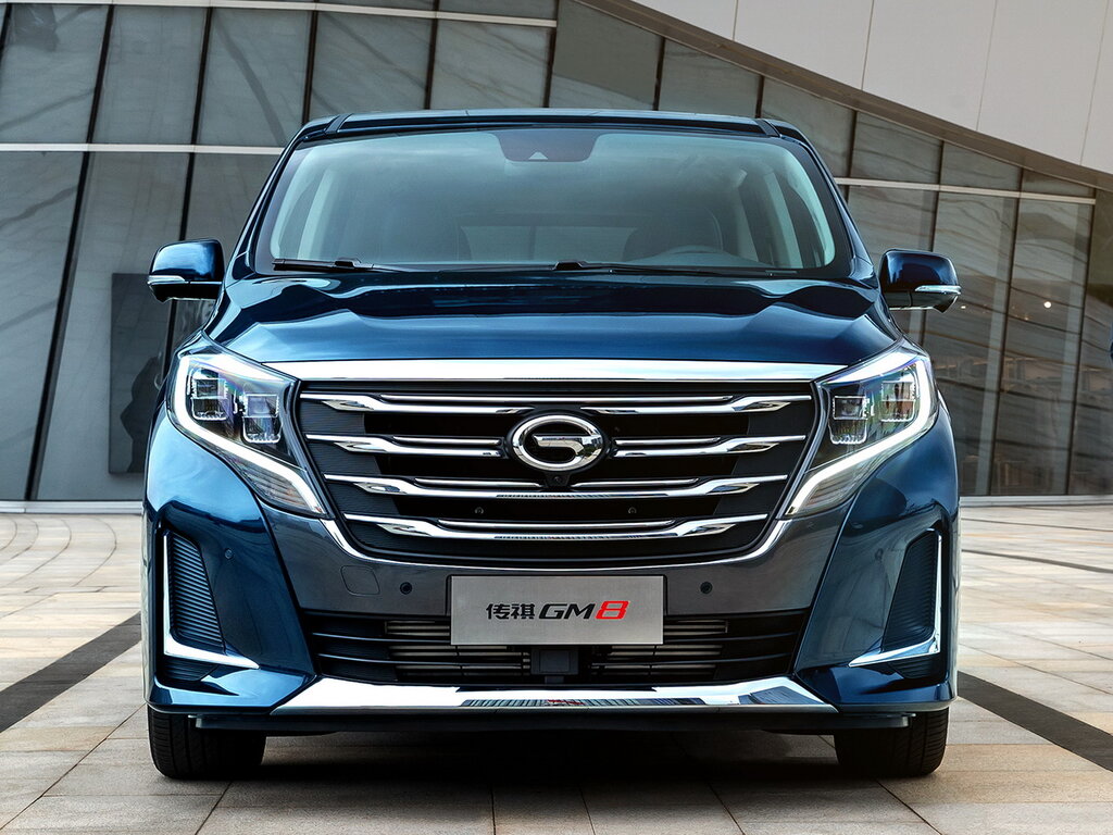 GAC Trumpchi GM8 2017, 2018, 2019, 2020, 2021, минивэн, 1 поколение технические характеристики и ...