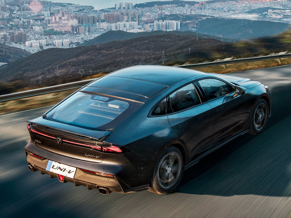 Changan UNI-V 2021, 2022, 2023, 2024, 2025, лифтбек, 1 поколение технические характеристики и ...