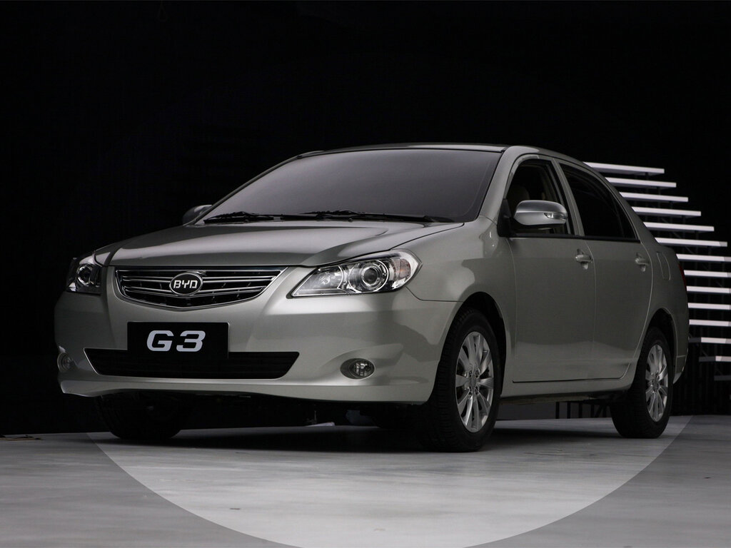 BYD G3 2009, 2010, 2011, 2012, 2013, седан, 1 поколение технические характеристики и комплектации