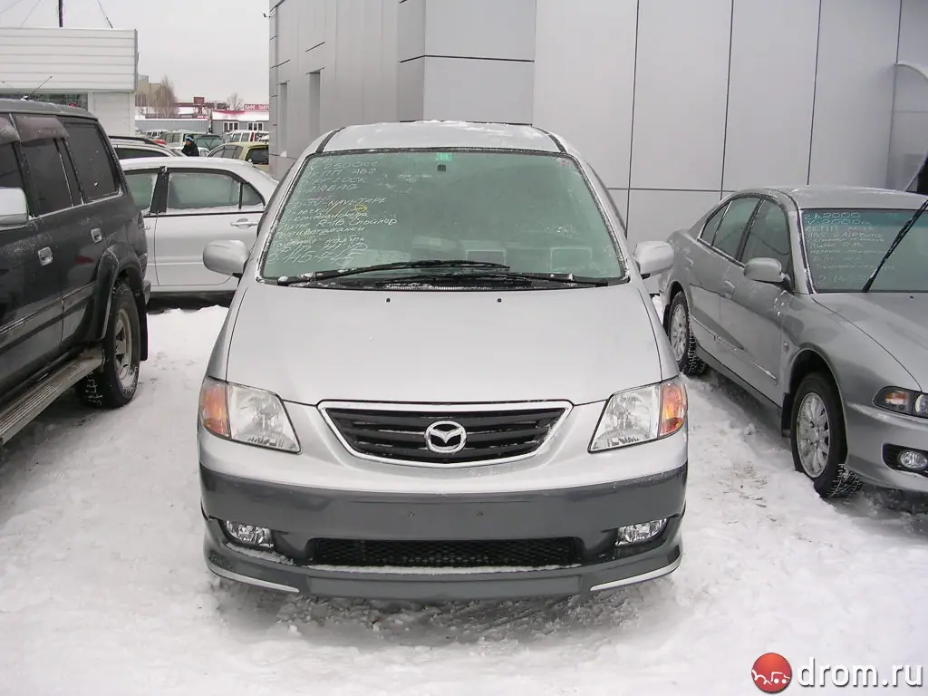 Mazda MPV 1999, 2000, 2001, 2002, минивэн, 2 поколение, LW технические характеристики и комплектации