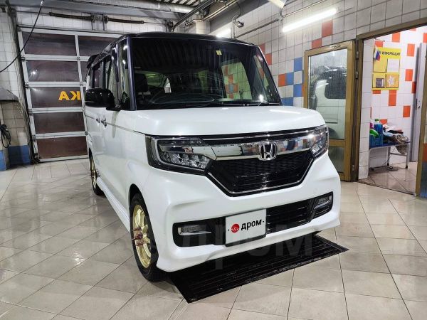 Авто Хонда Н-Бокс 2019г. в Москве, HONDA N-BOX CUSTOM EX TURBO 4WD 2019, белый, цена 1.5млн ...