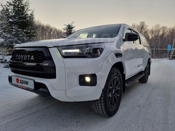 Toyota Hilux 2022 года в Новосибирске, Максимальная комплектация GR SPORT, 2.4 литра, дизель, бу ...