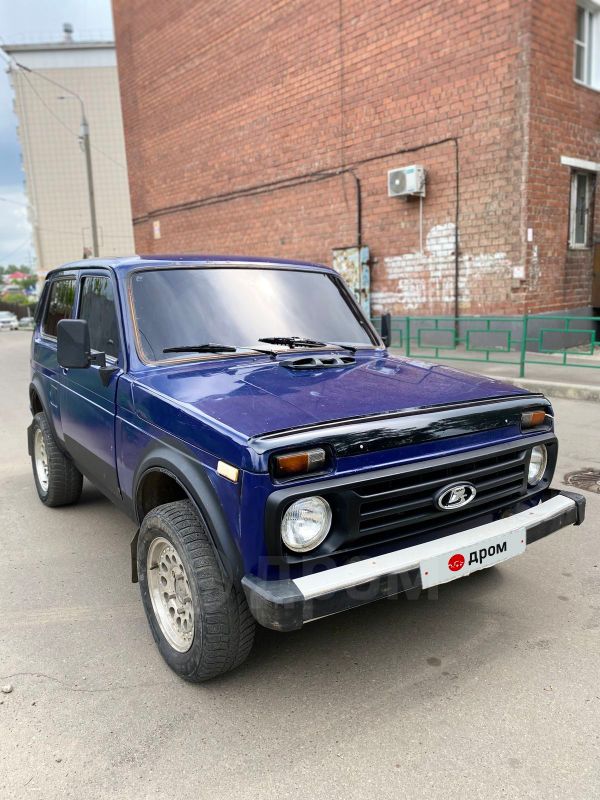 Продажа Лада 4x4 2121 Нива 1999 в Иркутске, Коробка в хорошем состоянии не вылетает, синий ...