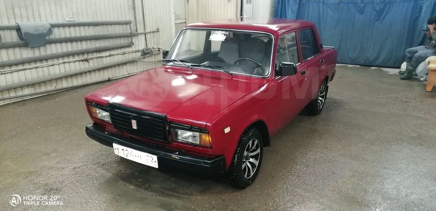 ВАЗ 2107 2005 года в Новосибирске, Ваз 2107 Карбюратор, обмен возможен, бордовый, бу, механика